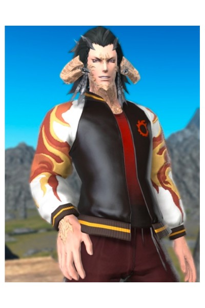 Final Fantasy XIV Inferno Bomber Jacket