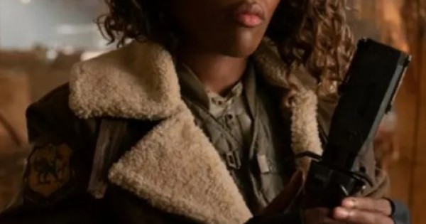 DeWanda Wise Jurassic World Dominion Kayla Watts Shearling Jacket