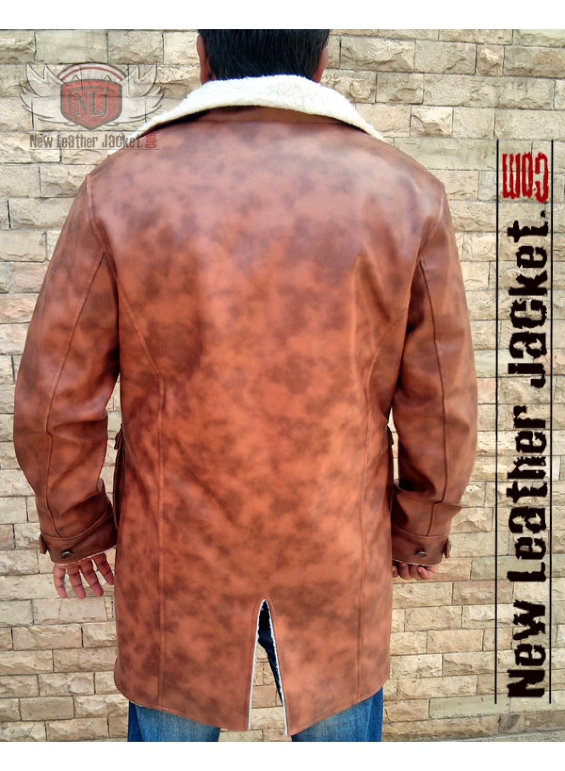 Dark Knight Rises Bane Shearling Coat