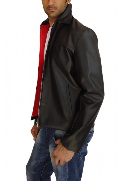 Layer Cake Black Leather Jacket