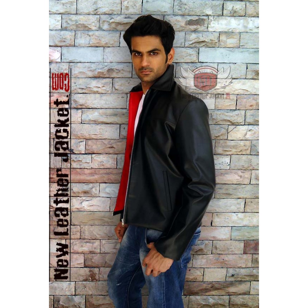 Layer Cake Black Leather Jacket