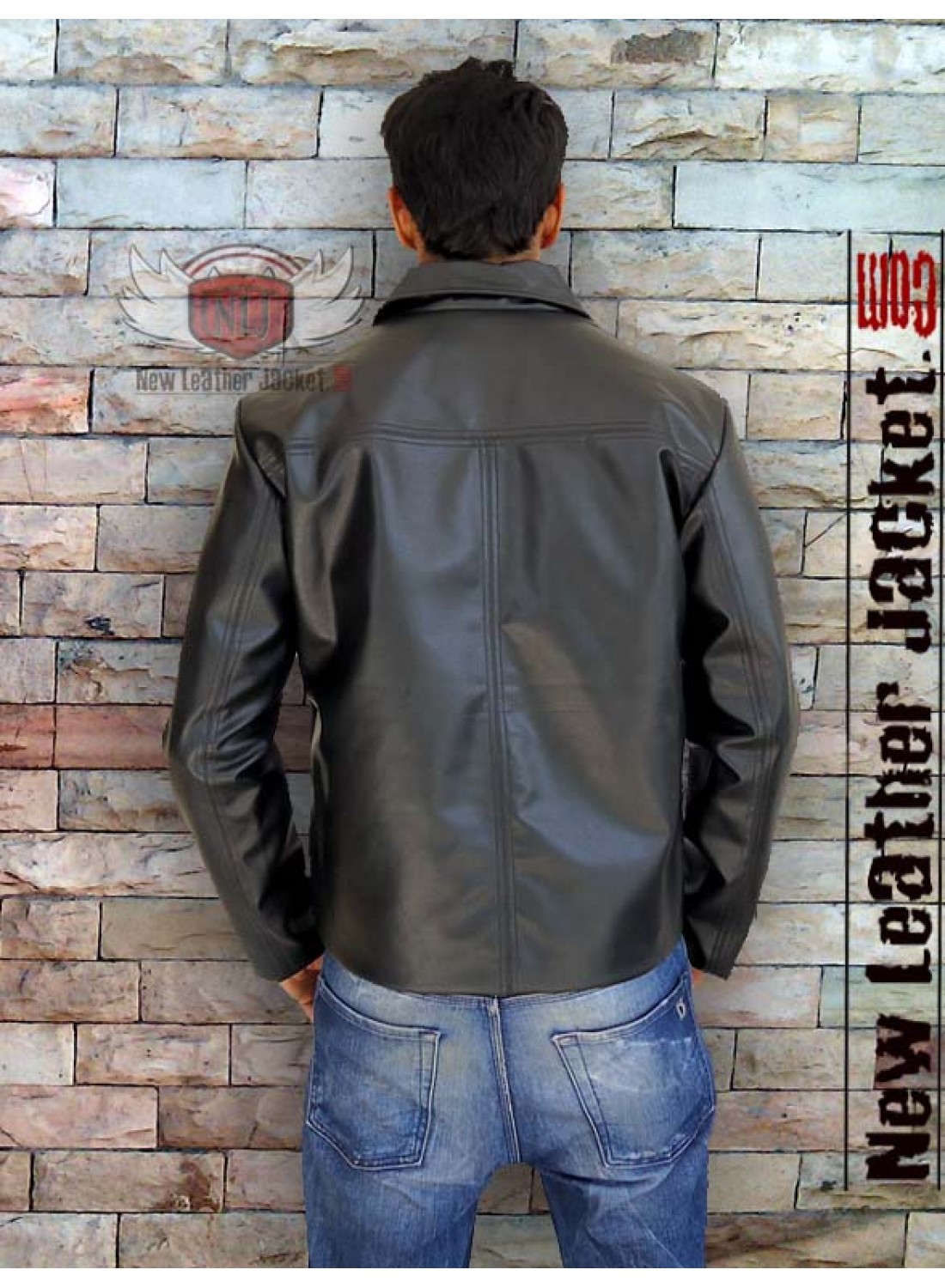 Layer Cake Black Leather Jacket