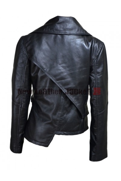 The Hunger Games Catching Fire Black Leather Jacket