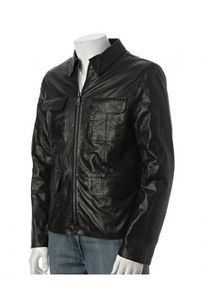 The Vampire Diaries Damon Salvatore Leather Jacket