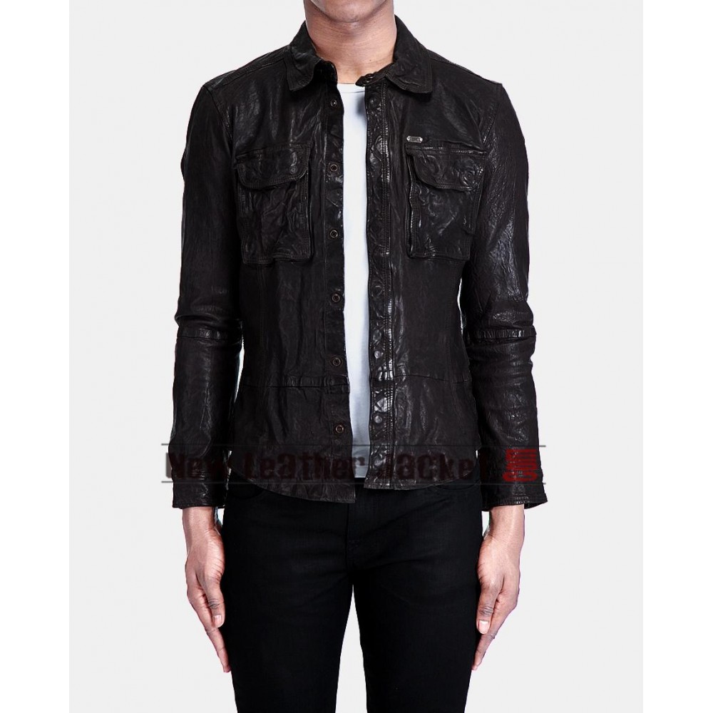 The Vampire Diaries Season 2 Damon Salvatore Leather Jacket