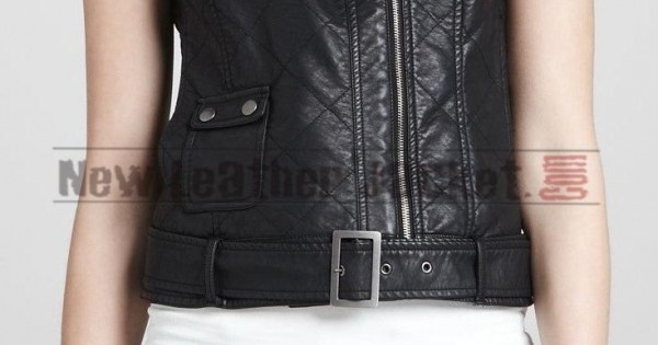 Melissa & Joey Lennox Scanlon Leather Vest