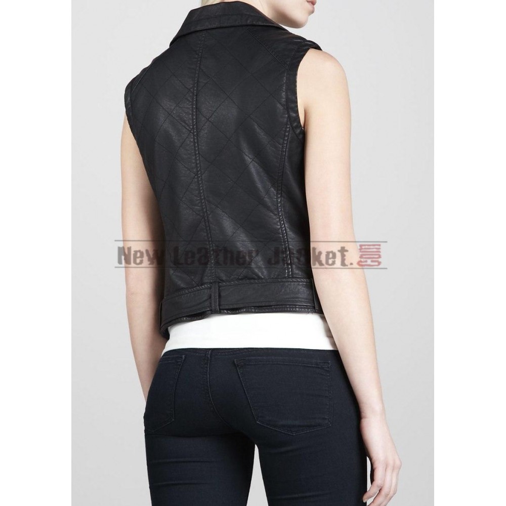 Melissa & Joey Lennox Scanlon Leather Vest