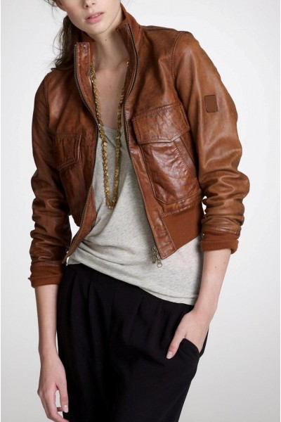 Revolution Charlie Matheson Brown Leather Jacket