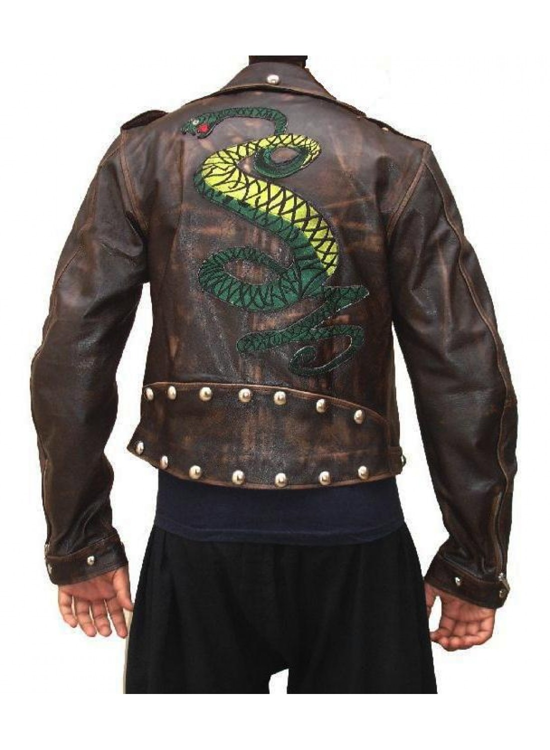 Tunnel Snakes Rule Leather Jacket