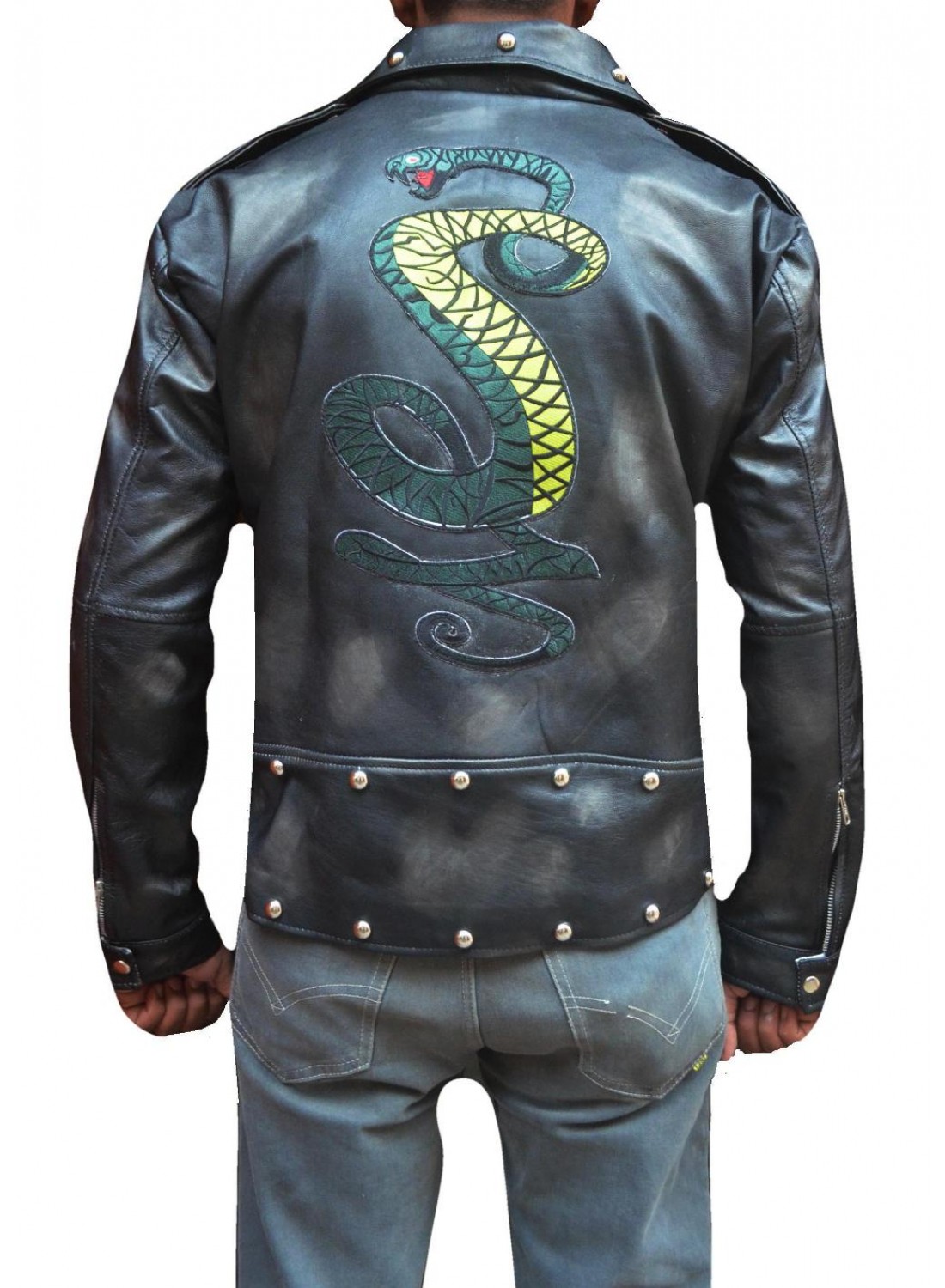 Tunnel Snakes Rule Leather Jacket