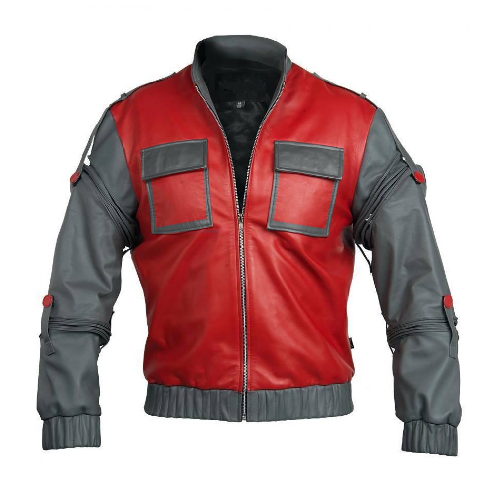 Back to the Future Part II Marty McFly Leather Jacket