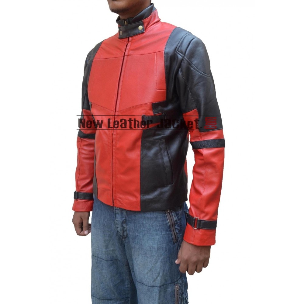 Deadpool Movie Ryan Reynolds Leather Jacket