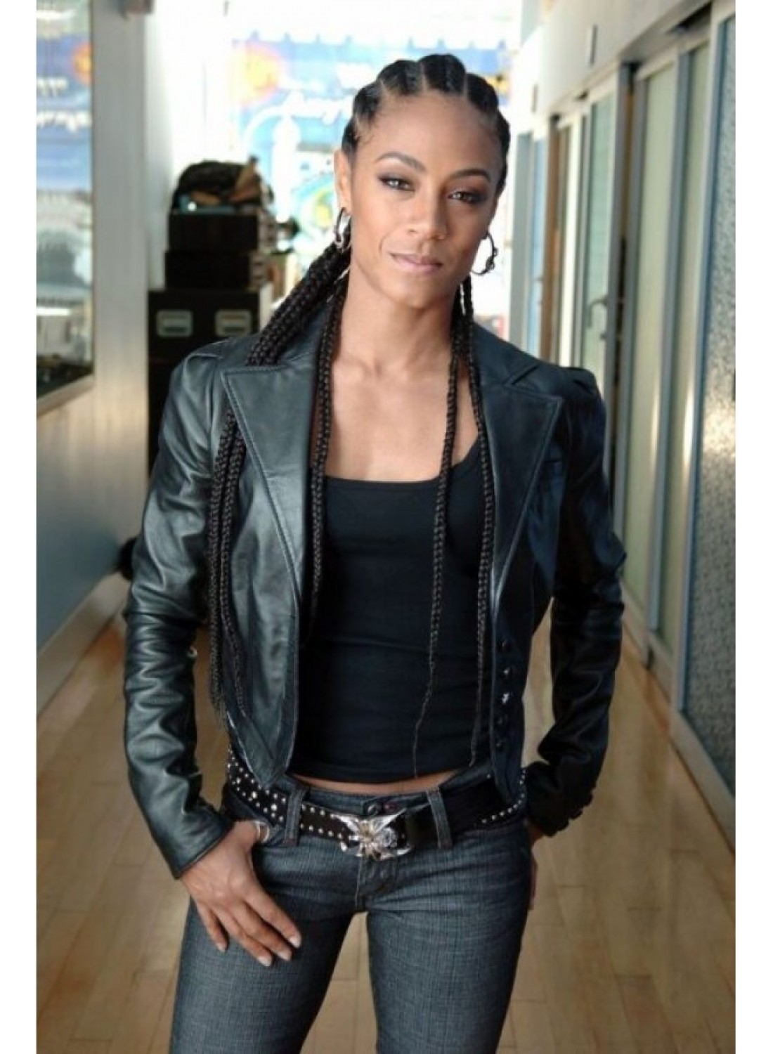 Jada Pinkett Smith The Matrix 4 2021 Niobe Leather Jacket
