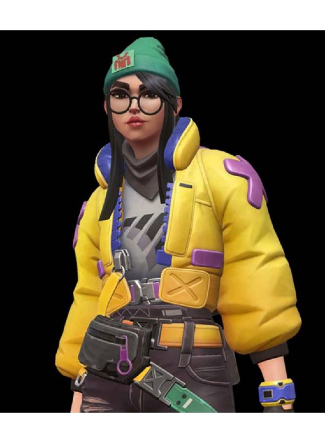 Valorant Killjoy Cropped Yellow Jacket