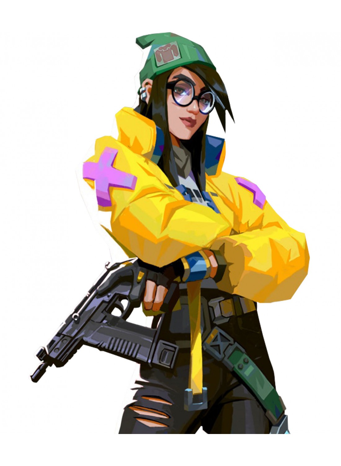 Valorant Killjoy Cropped Yellow Jacket