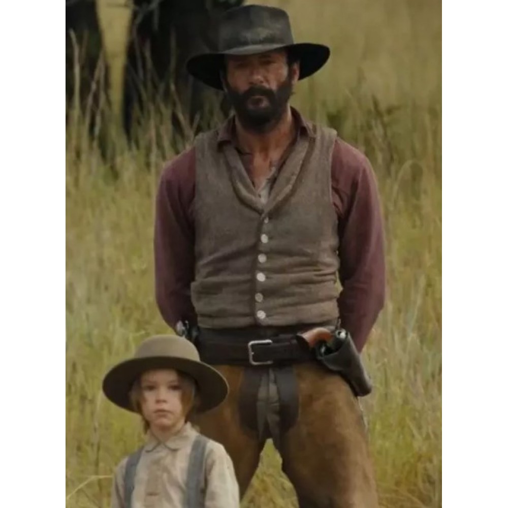 Tim McGraw Yellowstone 1883 James Dutton Vest