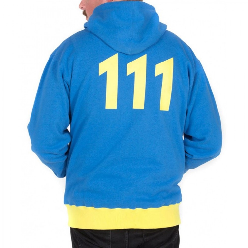 Varsity Blue Bomber Fallout 4 Vault 111 Hoodie