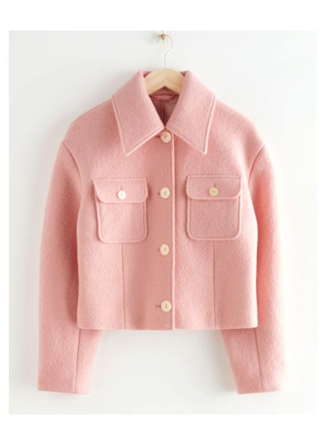 Cassie Hocus Pocus 2 Lilia Buckingham Light Pink Jacket