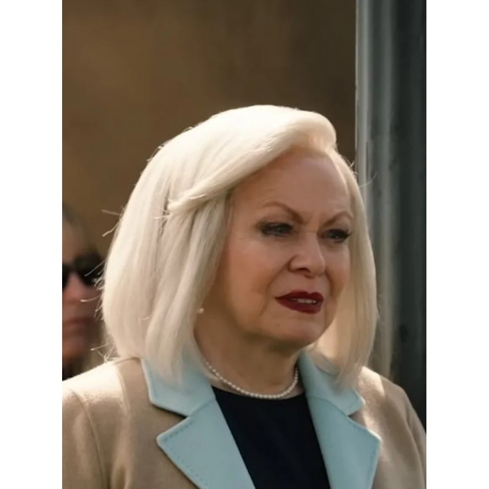 Jacki Weaver Yellowstone Season 5 Caroline Warner Beige Coat