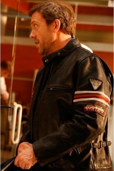 House MD Motorcycle Real Leather Jacket