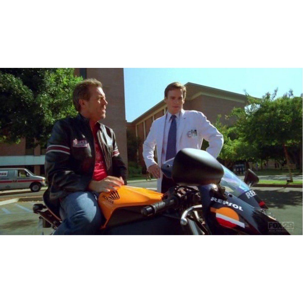 House MD Motorcycle Real Leather Jacket