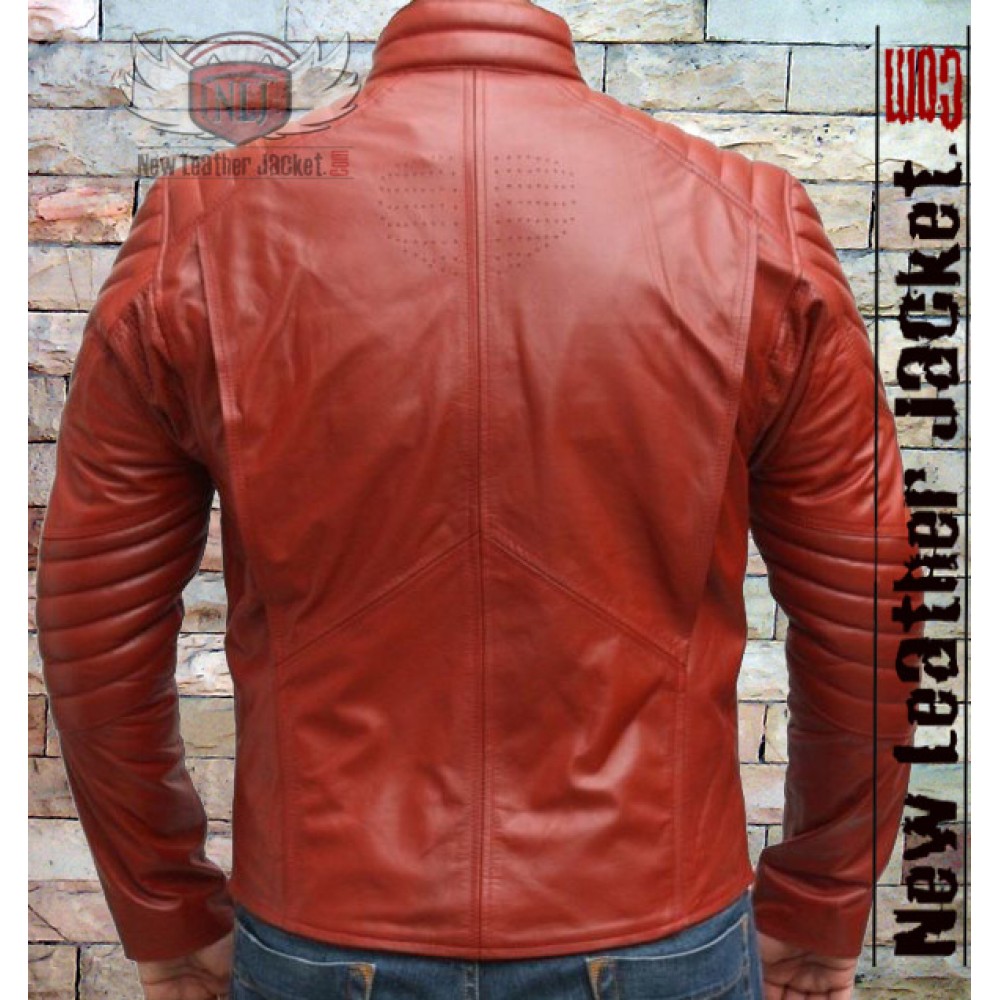 Smallville Superman Red Real Leather Jacket