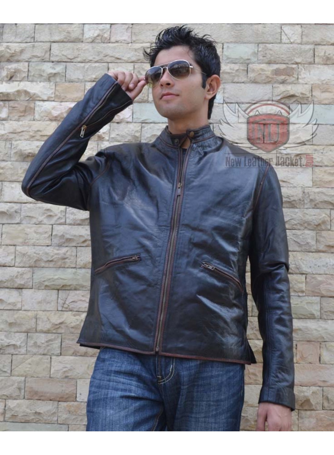 Tron Legacy Sam Flynn Real Leather Motorcycle Jacket