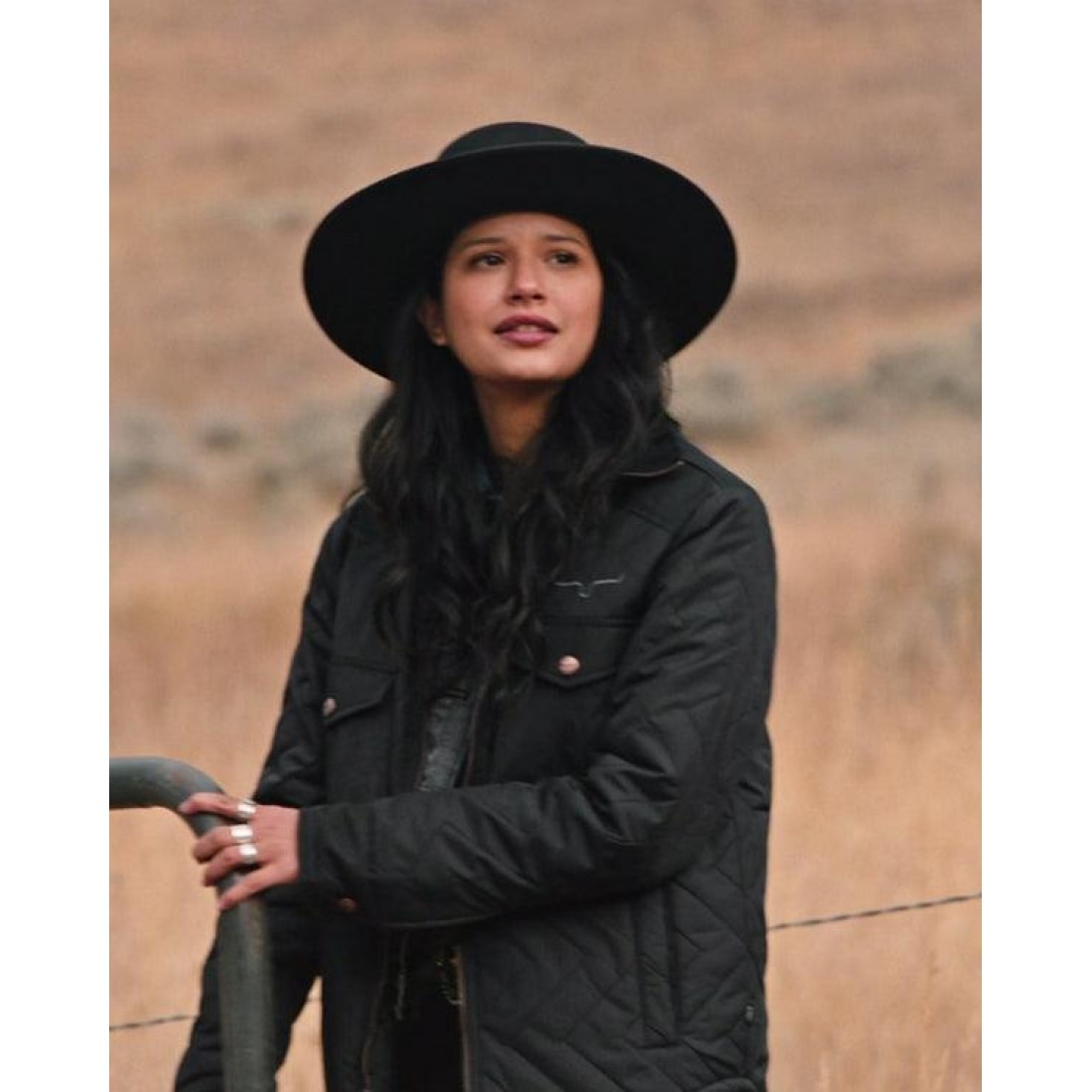 Tanaya Beatty Yellowstone Season 4 Avery Black Jacket